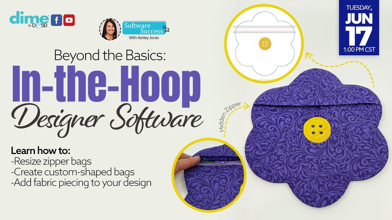 Beyond the Basics| In-the-Hoop Designer | Software Success