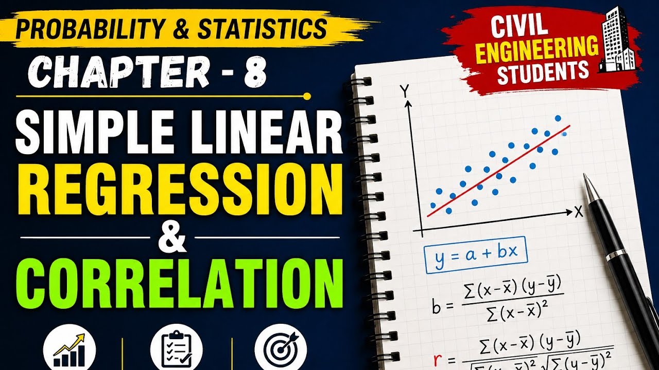 Chapter -8 , Simple linear regression and correlation 