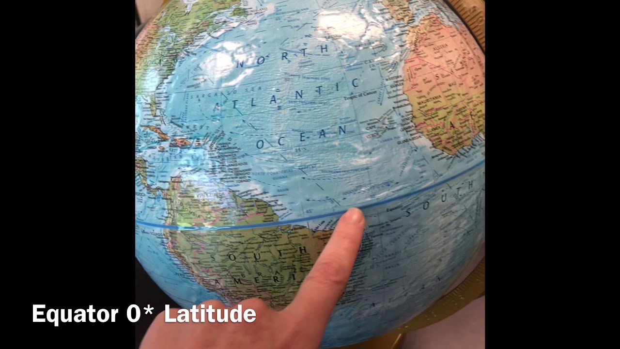 How to Read the basic parts of a globe