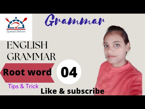 Root word examples/ Root word meaning in english / Root word dictionary /Root word By spead below