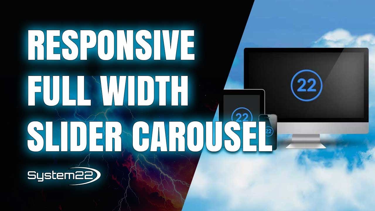 Bootstrap: Responsive Full Width Slider Carousel Tutorial (2025)