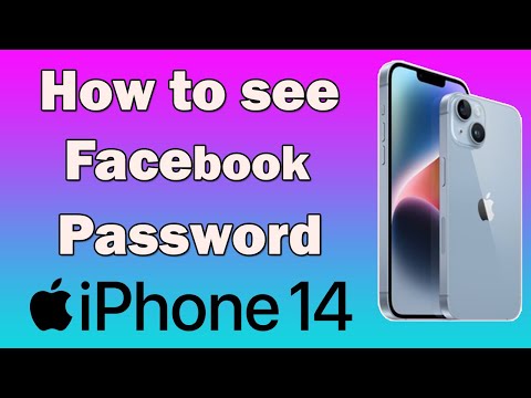 How to see your Facebook password iPhone 14