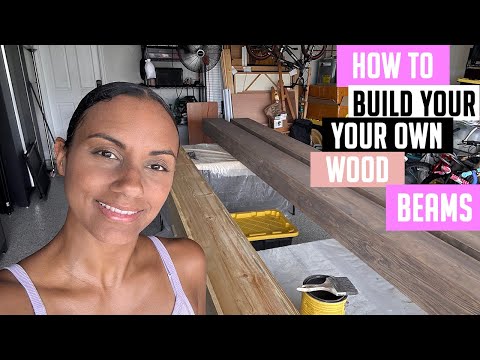 DIY WOOD BEAMS FOR MY TRAY CEILING