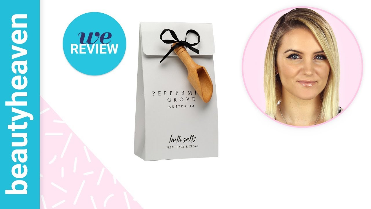 We review: Peppermint Grove Fresh Sage & Cedar Bath Salts