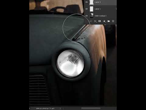 Add Realistic Car Light - Short Photoshop Tutorial