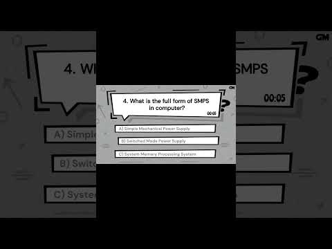 What is the full form of SMPS in computer? | Great Mind Official