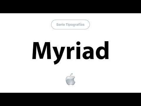 La ex Tipografia de Apple | Myriad