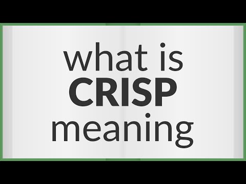Crisp | meaning of Crisp