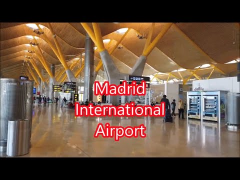Madrid Spain International Airport. Aeropuerto Internacional de Madrid España. Spain travel guide.