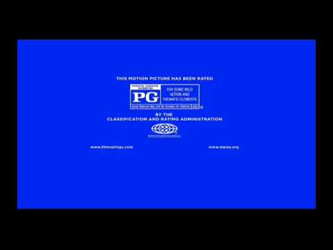 MPAA PG Blue Rating Screen (2013-2019)