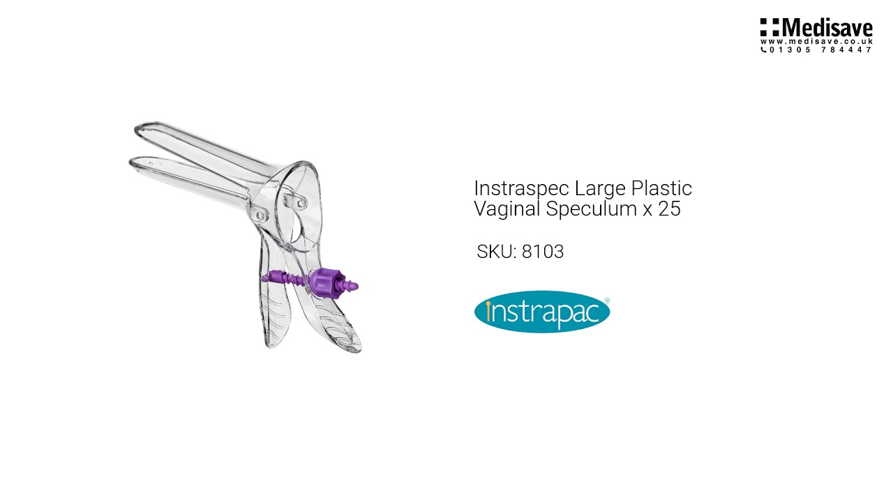 Instraspec Large Plastic Vaginal Speculum x 25 8103