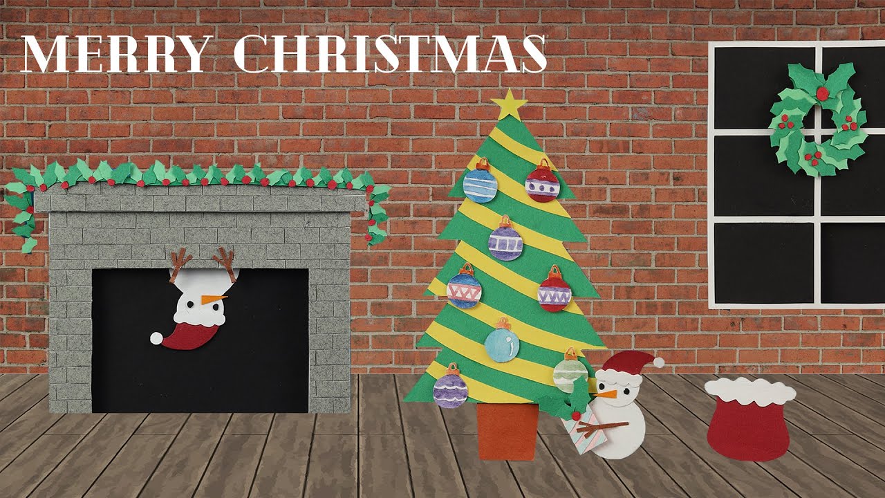 [Stop Motion] Merry Christmas | How to make a Merry Christmas animation