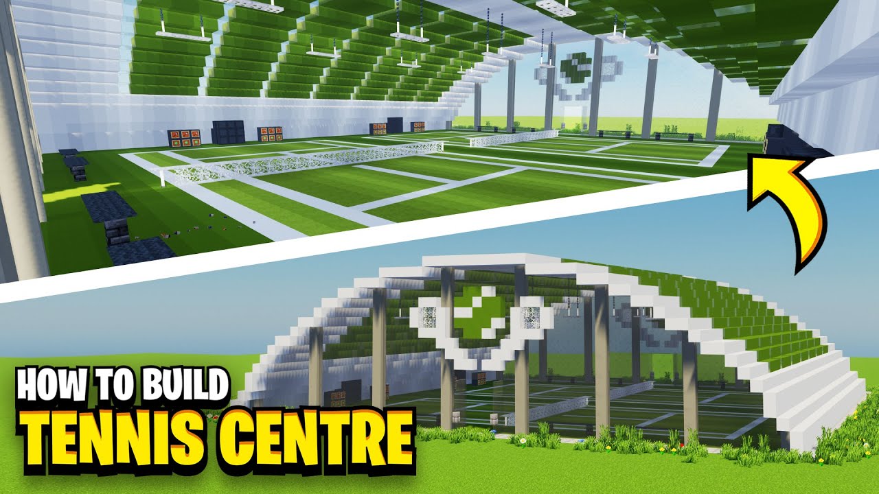 How To Build A TENNIS CENTRE In Minecraft! - Minecraft Builders