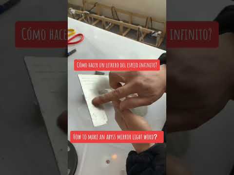 Aprende hacer Espejo Infinito #infinitos #neon #flex #led
