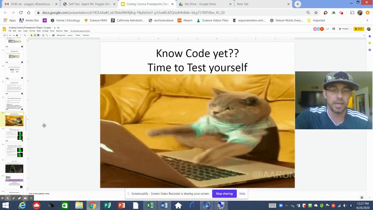 Mr. Poggio- Coding Task #3 (Yoda Version) Advanced - CODING CORONA