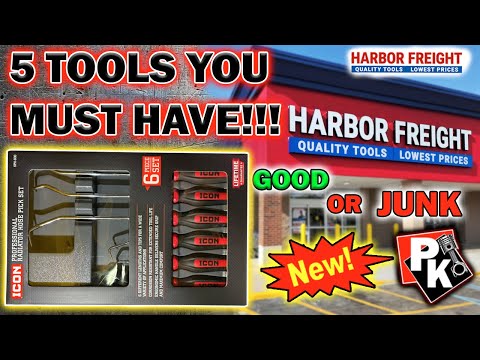 5 HARBOR FREIGHT TOOLS YOU MUST HAVE!!! #harborfreight #top5 #tools #toolbox #icon #toolboxtour #diy