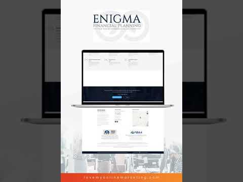 Financial Services Professional Website Design by Love My Online Marketing