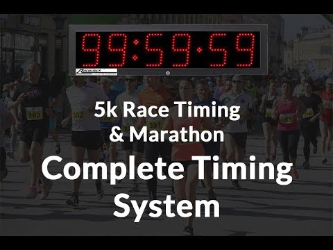 Complete Race Clock Timing System with Time Machine