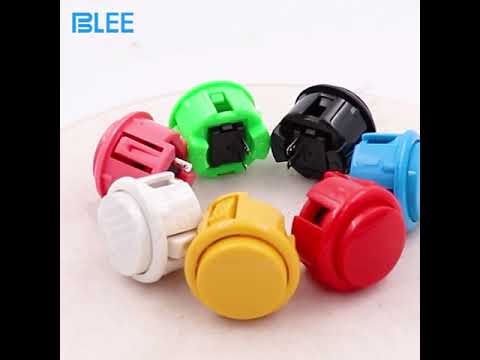 30MM ARCADE PUSH BUTTON WITH MICRO SWITCH - bleegame.com