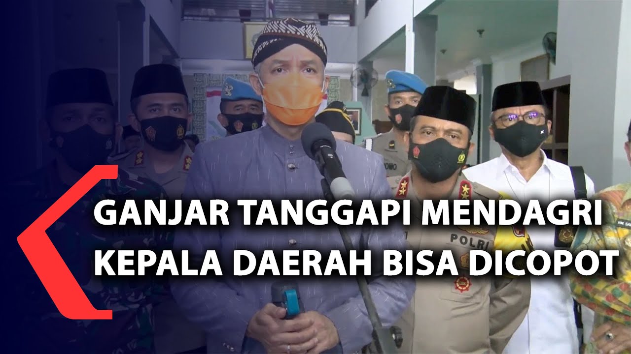 Ganjar Tanggapi Mendagri, Kepala Daerah Bisa Dicopot