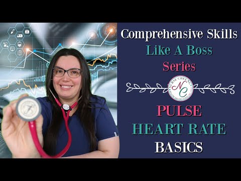 PULSE (HEART RATE) BASICS REVIEW | VITAL SIGN SKILLS COMPREHENSIVE HEALTHCARE SERIES