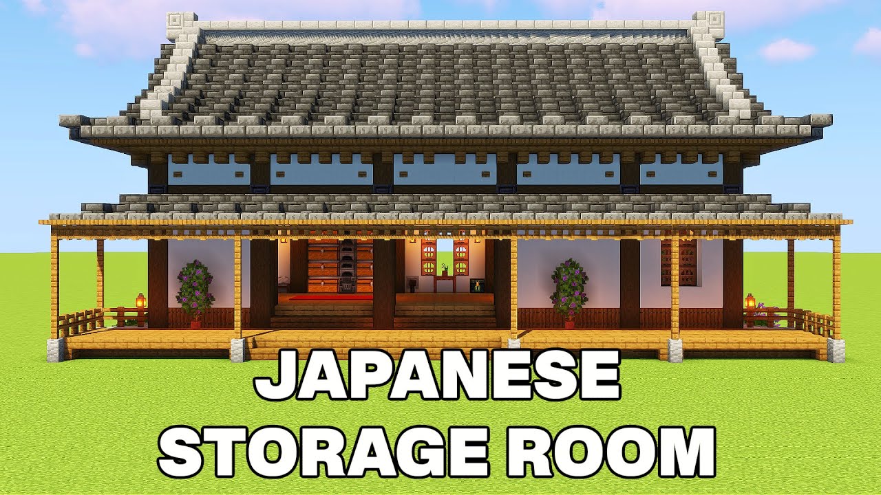 Japanese Storage Room | Minecraft Tutorial - Minecraft Builders