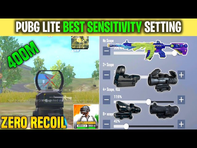 Best PUBG Mobile Lite settings for Assault Rifles