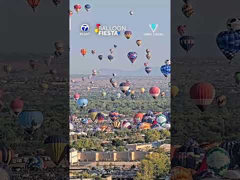 Balloon Fiesta Timelapse - Saturday 2024 #balloonfiesta