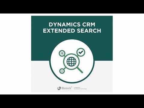 Dynamics CRM Extended Search Plugin from Biztech