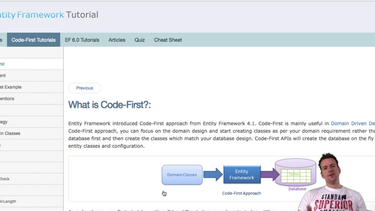 What is the Entity Framework and what is EF Code First