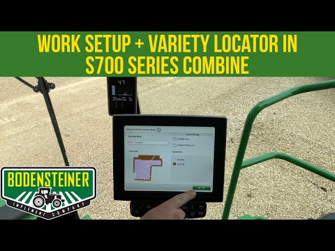 S700 Work and Variety Locator Setup