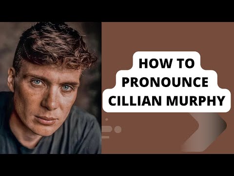 How to pronounce Cillian Murphy Correctly | How To Say Cillian Murphy