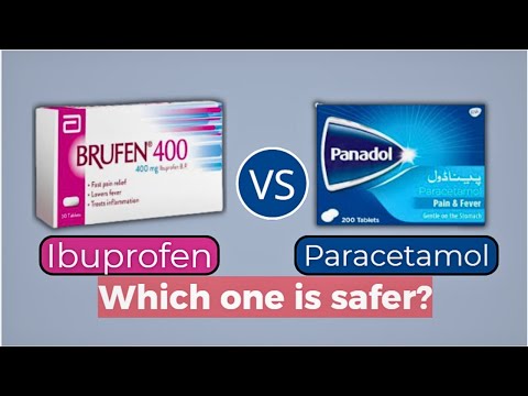 Ibuprofen vs Paracetamol ⚠️ Which Painkiller Is Safer? | Health Tip in 60 Seconds!