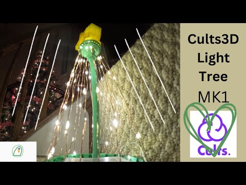 Free STL file $15 Christmas Tree!!! The Cults3D LightTree MK1 🎄・3D print object to download・Cults