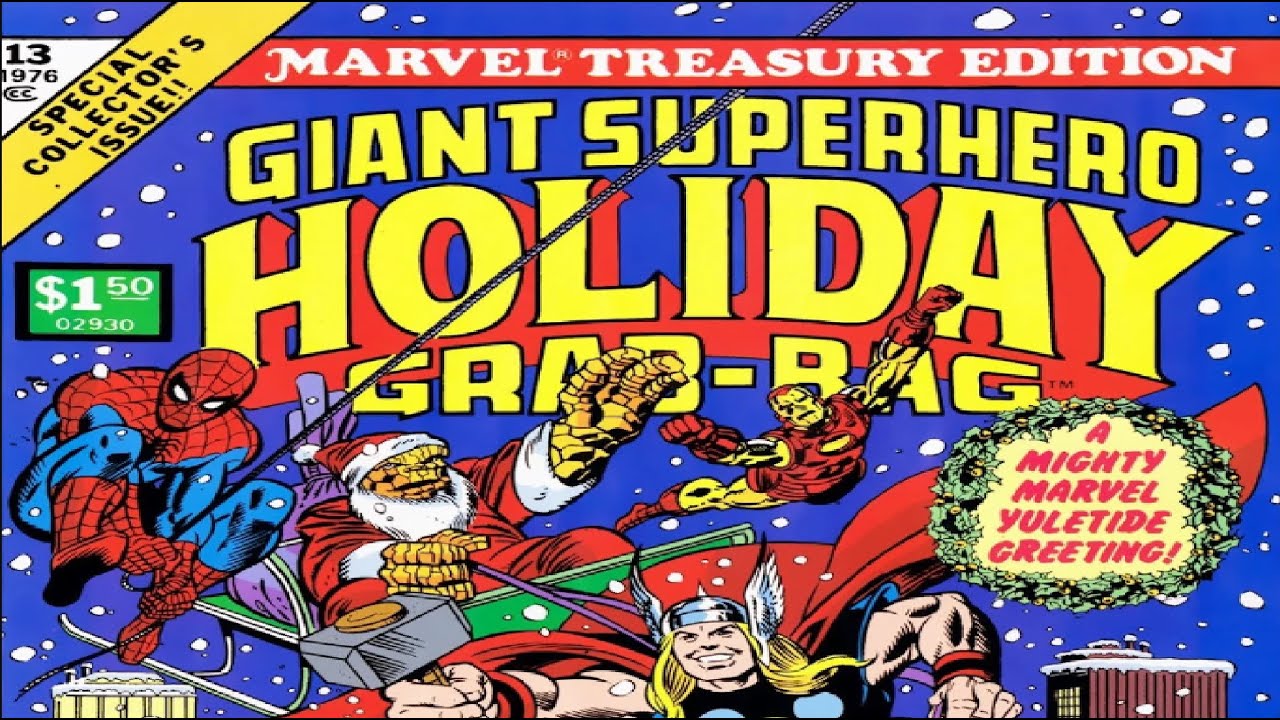 Marvel Treasury Edition #13 (1976) Giant Superhero Holiday Grab-Bag | leaf-through