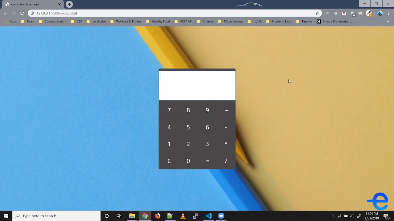 JavaScript - Mini-Project 2: Calculator App