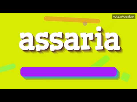 ASSARIA - HOW TO PRONOUNCE IT!?