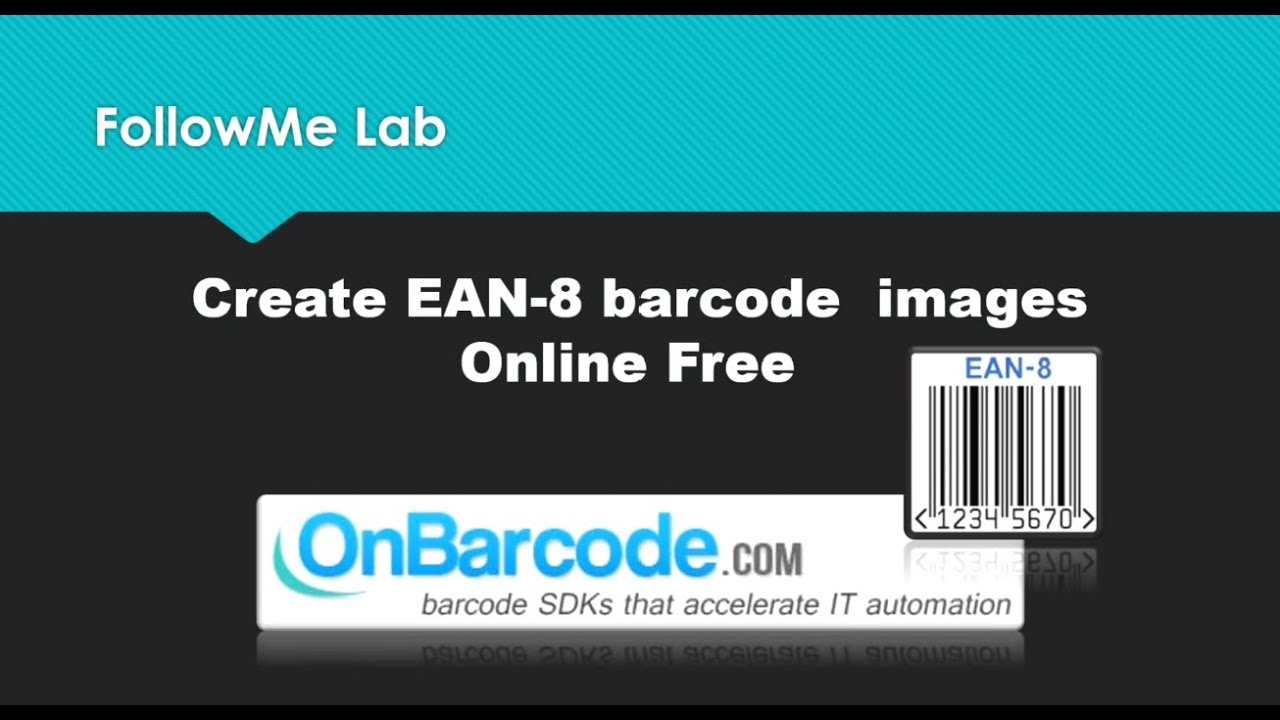 Free Online EAN-8 Barcode Image Generator