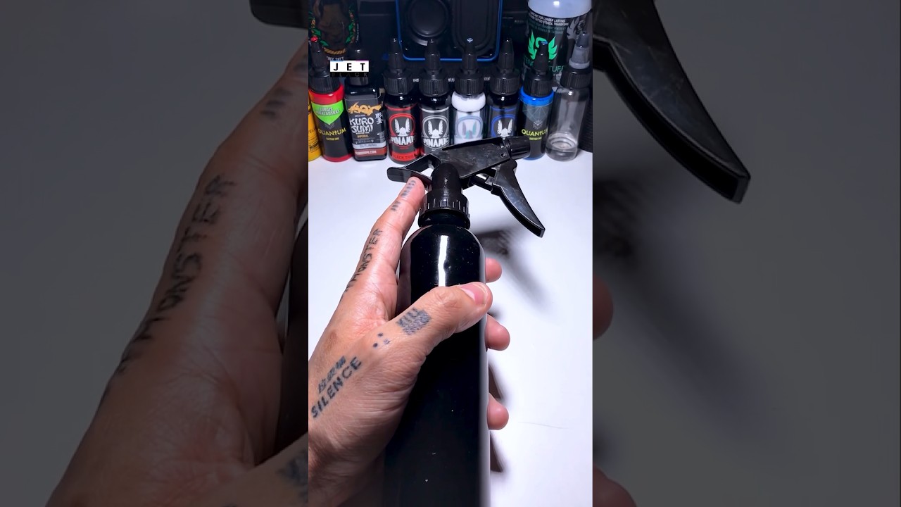 Tattoo Setup #tattoo #practice #jetblacktattoos