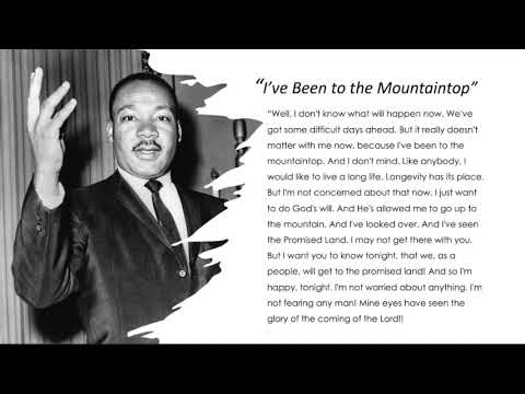 627 Lecture 26 Martin Luther King "I Have a Dream"