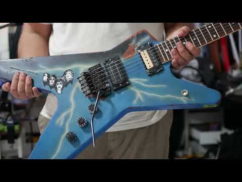 Dean Dimebag Dean From Hell ML CFH Lightning Bolt Graphic Commemorative - ranked #272 in Solid ...