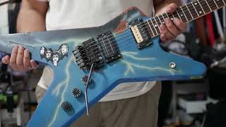 Dean Dimebag Dean From Hell ML CFH Lightning Bolt Graphic Commemorative ...