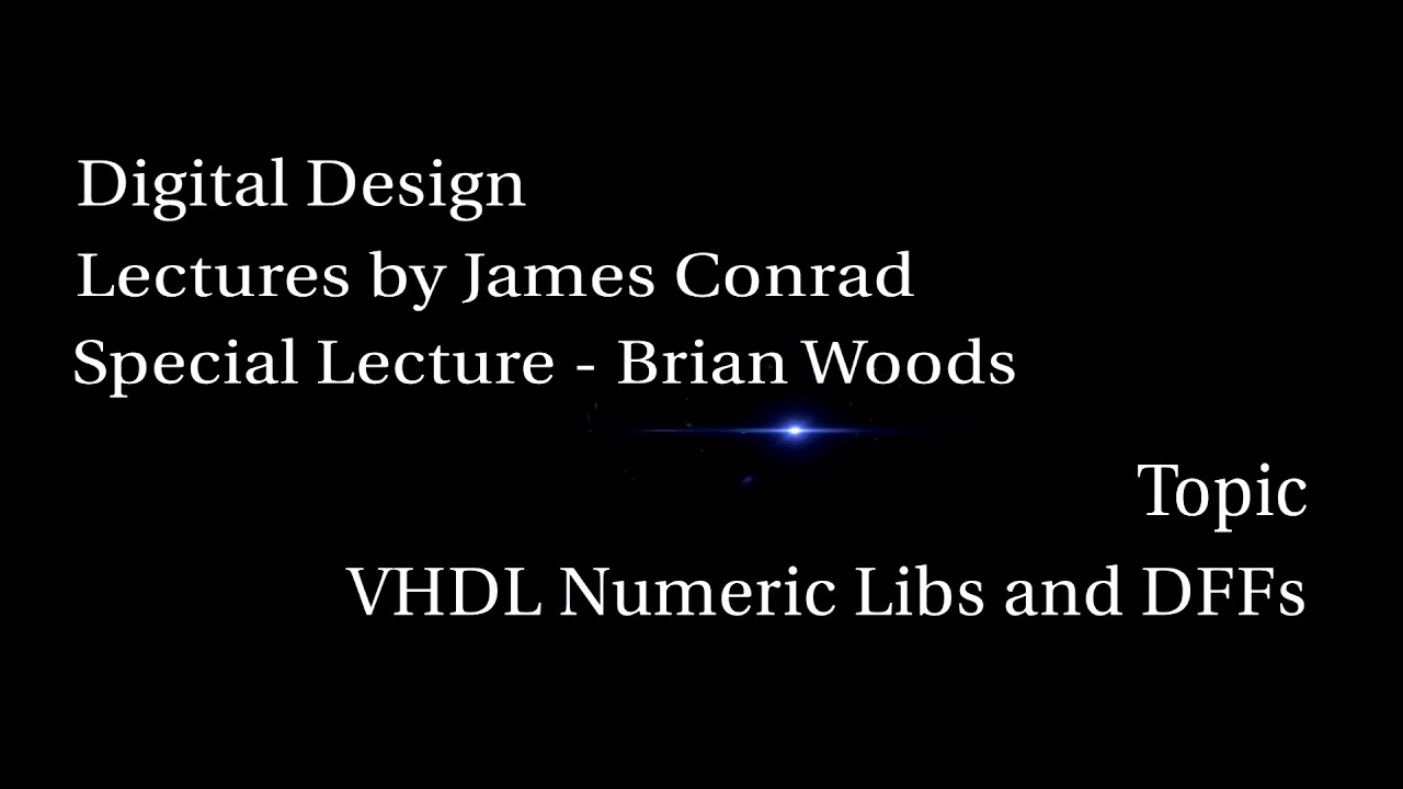 VHDL Numeric Libraries and DFFs
