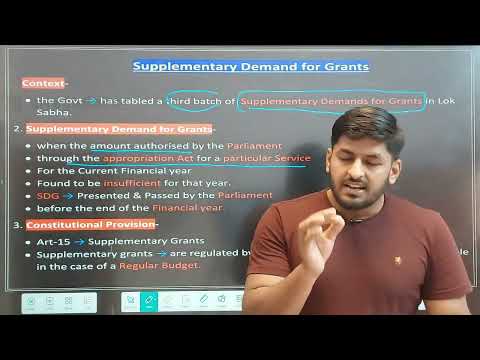 Definition of Supplementary Grants | BY ABHISHEK KARN SIR