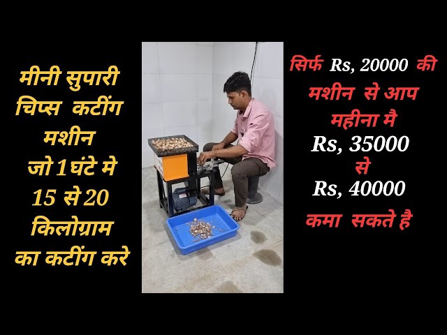 Betel Nut Cutting Machine - Mini Automatic Multi Supari Cutting Machine ...