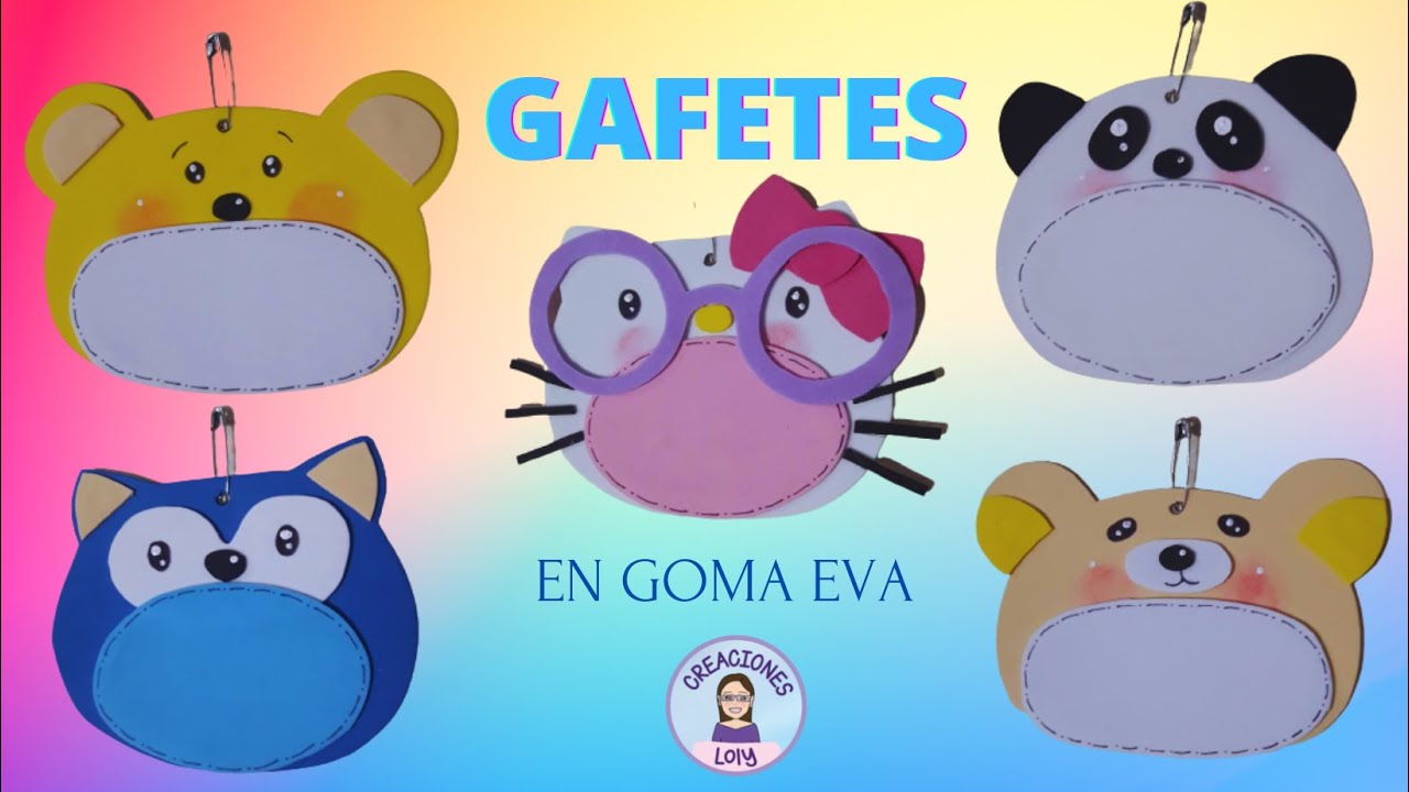 5 IDEAS DE GAFETES O CARTELES / VUELTA A CLASES