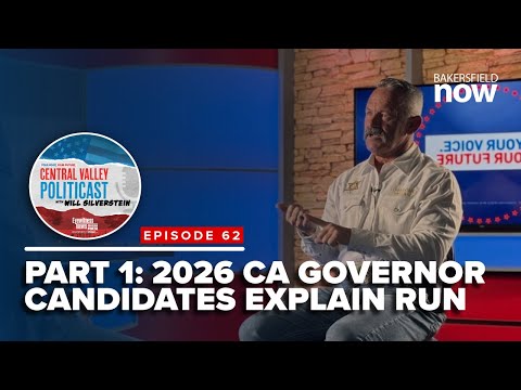The 2026 Governor candidates visiting Eyewitness News: Central Valley PolitiCast #62