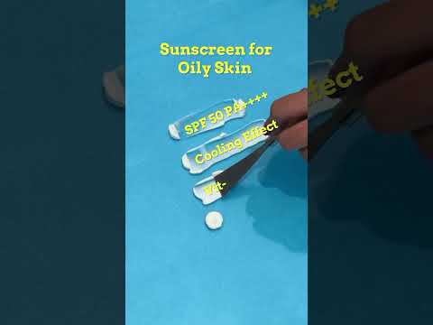Sunscreen for Oily Skin #sunscreen #spf #oilyskin