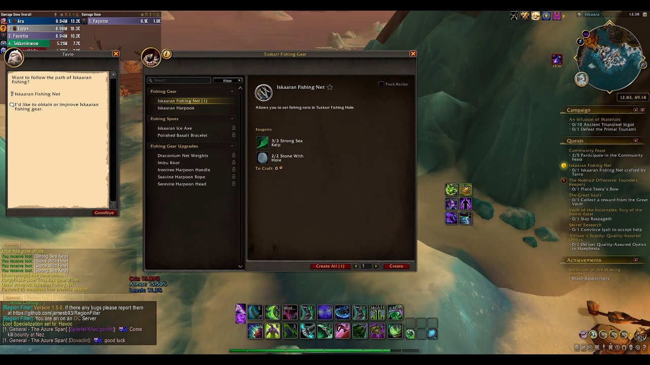 Iskaaran Fishing Net - Bug Report - World of Warcraft Forums