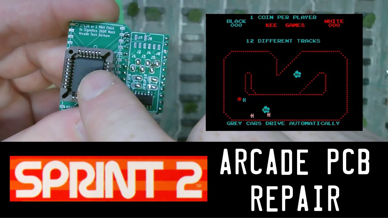 Arcade PCB Repair - A custom solution for this 1976 racer!